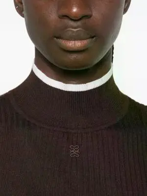 Sandro Ribbed-knit High-neck Sweater