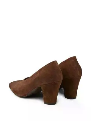 Marsèll Suede Almond-toe Pumps - Brown