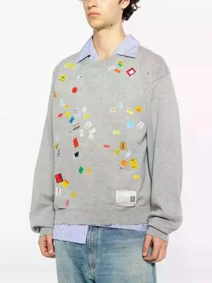Mihara Yasuhiro Sticker-print Sweatshirt