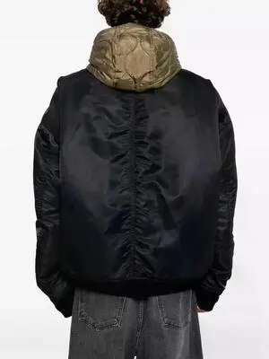 Mihara Yasuhiro Layered-hood Bomber Jacket