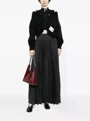 Mihara Yasuhiro Pleated Maxi Skirt - Grey