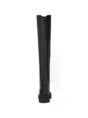 GIANVITO ROSSI Over The Knee Platform Leather Boots
