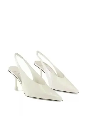 JIMMY CHOO Isa 80 Pointed Slingback Pumps