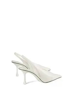 JIMMY CHOO Isa 80 Pointed Slingback Pumps