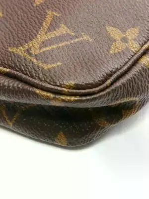 LOUIS VUITTON Monogram Pochette Accessoires Shoulder Bag - Brown