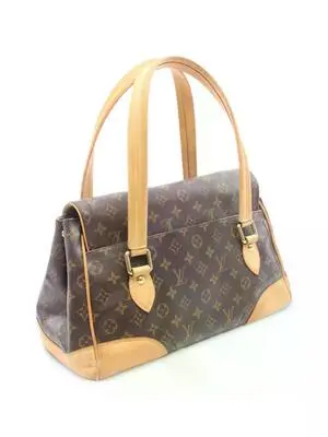 LOUIS VUITTON Monogram Canvas Beverly Tote Bag - Brown