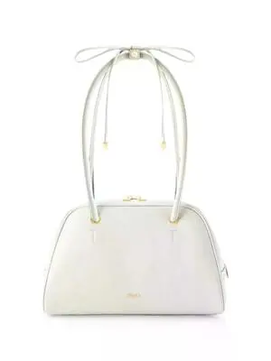 Furla Poppy Dome Medium Shoulder Bag - Grey