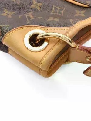 LOUIS VUITTON Monogram Canvas Galliera Pm Tote Bag - Brown