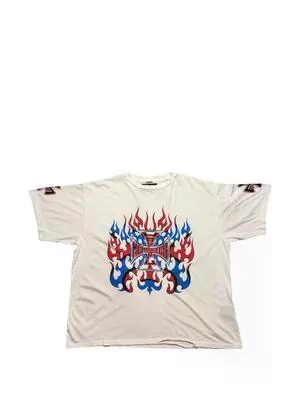 HMDD Graphic-print Distressed T-shirt