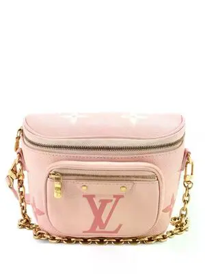 LOUIS VUITTON Monogram Empreinte Giant Mini Bum Bag - Pink