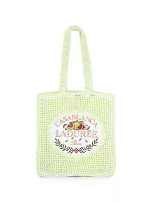 Casablanca X Ladurée Mint Crochet Bag