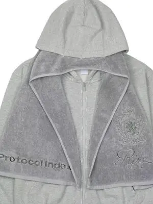 PROTOCOL INDEX Terry-towel Zip-up Hoodie