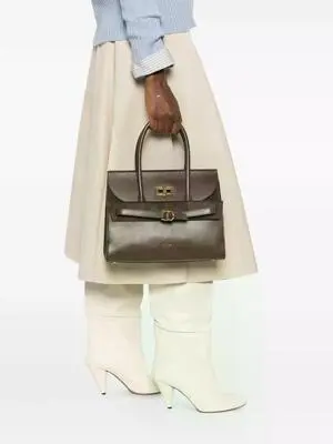 Furla Buckle-detail Tote Bag - Brown