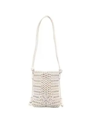 ANYA HINDMARCH Woven Leather Shoulder Bag