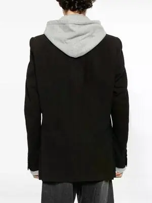 Mihara Yasuhiro Layered-panel Single-breasted Blazer