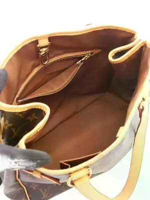 LOUIS VUITTON 2006 Monogram Batignolles Vertical Tote Bag - Brown