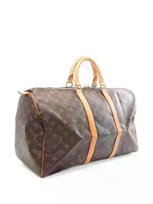 LOUIS VUITTON Monogram Keepall Boston Bag