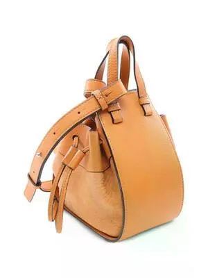 Loewe Mini Hammock Drawstring Bucket Bag - Brown
