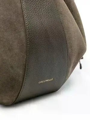COCCINELLE Boom Panelled Suede Shoulder Bag