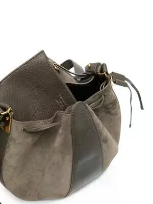 COCCINELLE Boom Panelled Suede Shoulder Bag