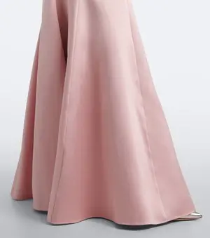 Solace London Alta Off-shoulder Bustier Gown
