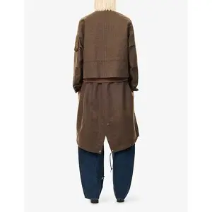 Sacai Double-layered Wool Coat