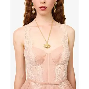 Zimmermann Valiant Lace-trim Linen And Silk-blend Mini Dress - Light Pink