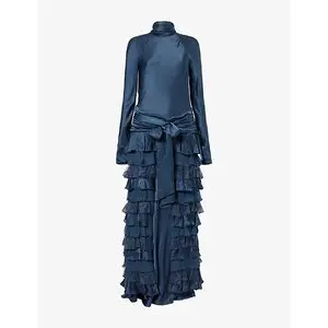 Zimmermann Valiant Ruffle Silk Maxi Dress