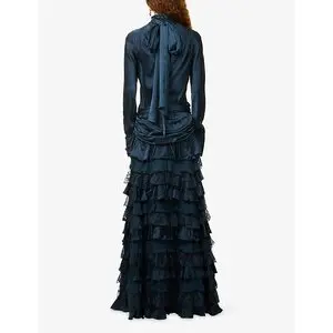 Zimmermann Valiant Ruffle Silk Maxi Dress
