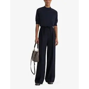 REISS Funnel-neck Wool Jumper