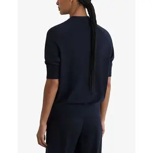 REISS Funnel-neck Wool Jumper