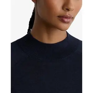 REISS Funnel-neck Wool Jumper