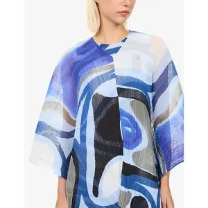 Issey Miyake Pleated Knitted Stole