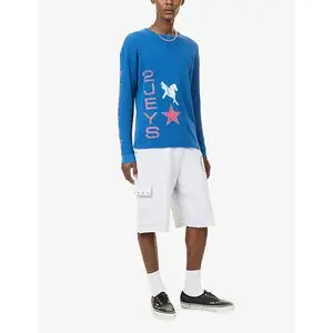 TWOJEYS Sterling Waffle Long-sleeve Cotton-jersey T-shirt