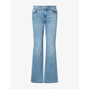 Good American Low-rise Bootcut Denim Jeans