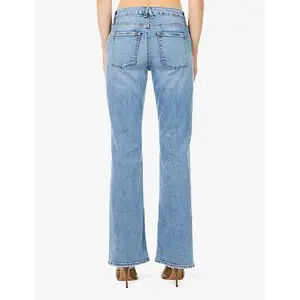 Good American Low-rise Bootcut Denim Jeans