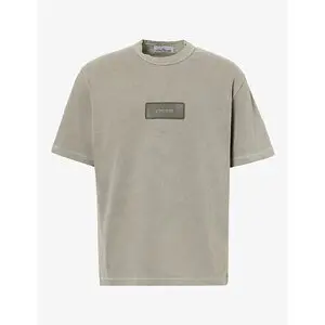 Stone Island Mineral Dyed Short-sleeve Cotton-jersey T-shirt - Grey