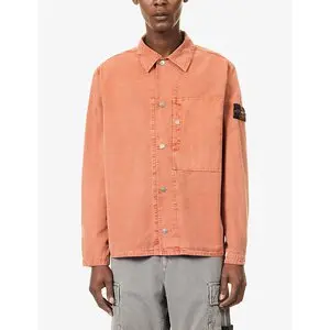 Stone Island Mineral Dyed Cotton-blend Overshirt