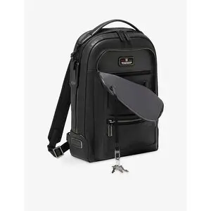 Tumi Harrison Bradner Leather Backpack - Black Bombe