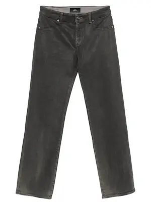 7 FOR ALL MANKIND Straight Leg Coated Jeans