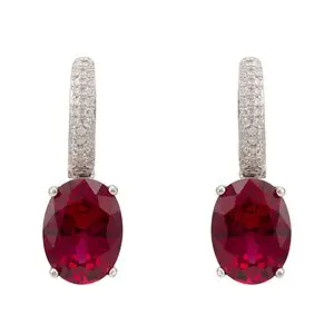 LATELITA Alexandra Oval Drop Earrings