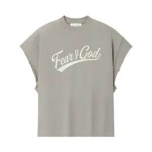 Fear Of God Cut Off 90s Tee 'seal - Grey
