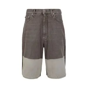 Off-White Mix Color Denim Shorts