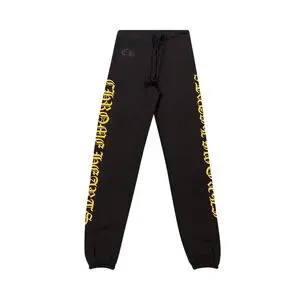 Chrome Hearts Script Letter Sweatpants /yellow