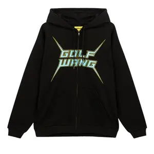 GOLF WANG Maddox Zip Up Hoodie - Black