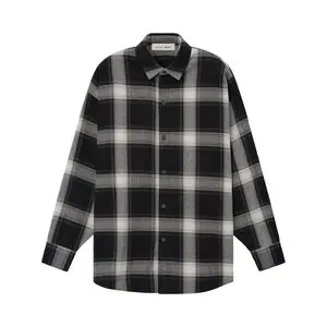 Fear Of God Flannel Button Up Shirt - Grey
