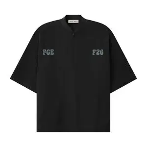 Fear Of God Half Zip Shirt - Black