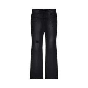 PURPLE BRAND Onyx Coated Double Waist Trousers