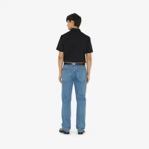 Burberry Slim Fit Stretch Cotton Shirt - Black