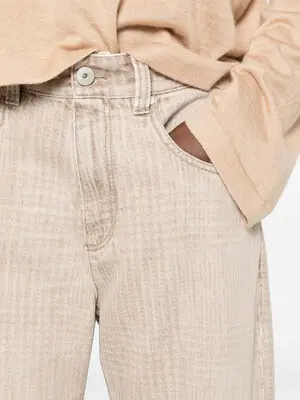 Brunello Cucinelli Cropped Denim Jeans